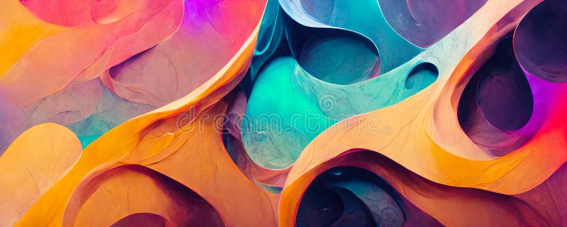 Abstract Color Texture. Modern Futuristic Pattern, Colorful Background ...