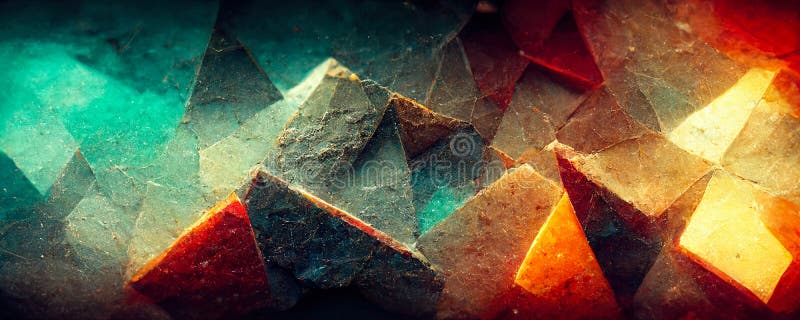 Abstract Color Texture. Modern Futuristic Pattern, Polygonal Pattern ...