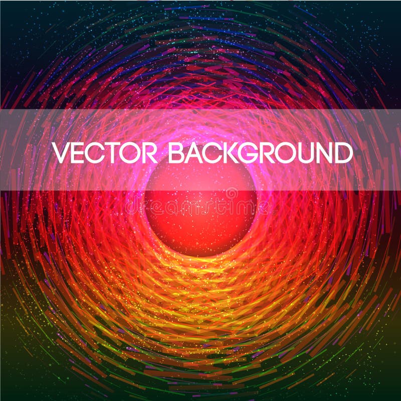 Abstract Color Vector Background with Light Centre Stock Vector ...