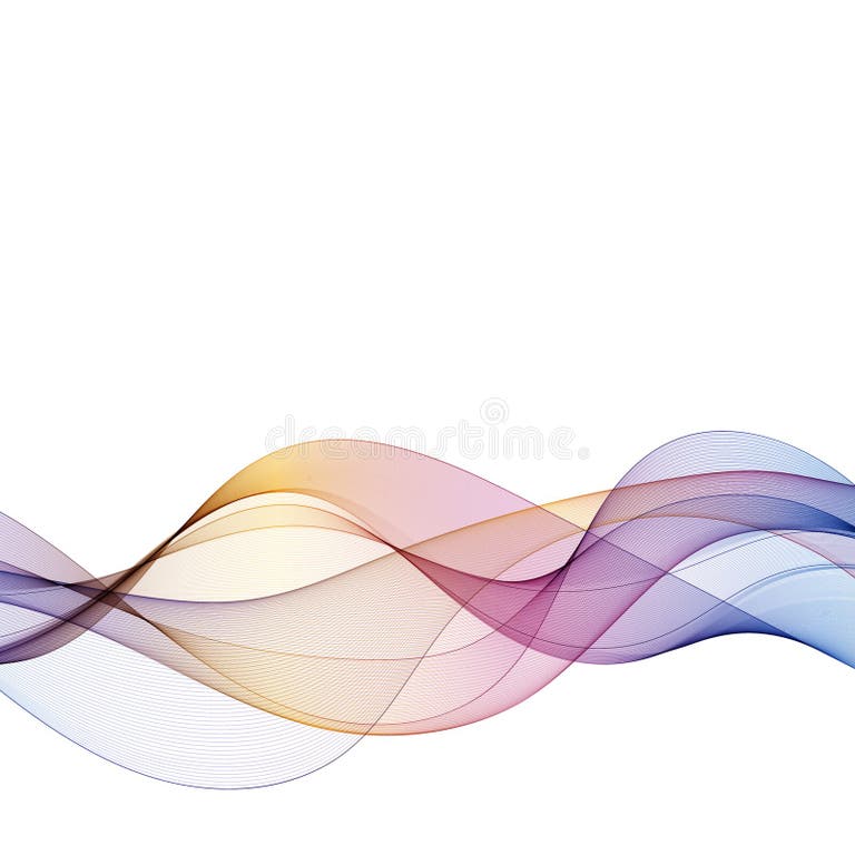 Abstract Color Vector Wave. Template for Advertising. Eps 10 Stock ...