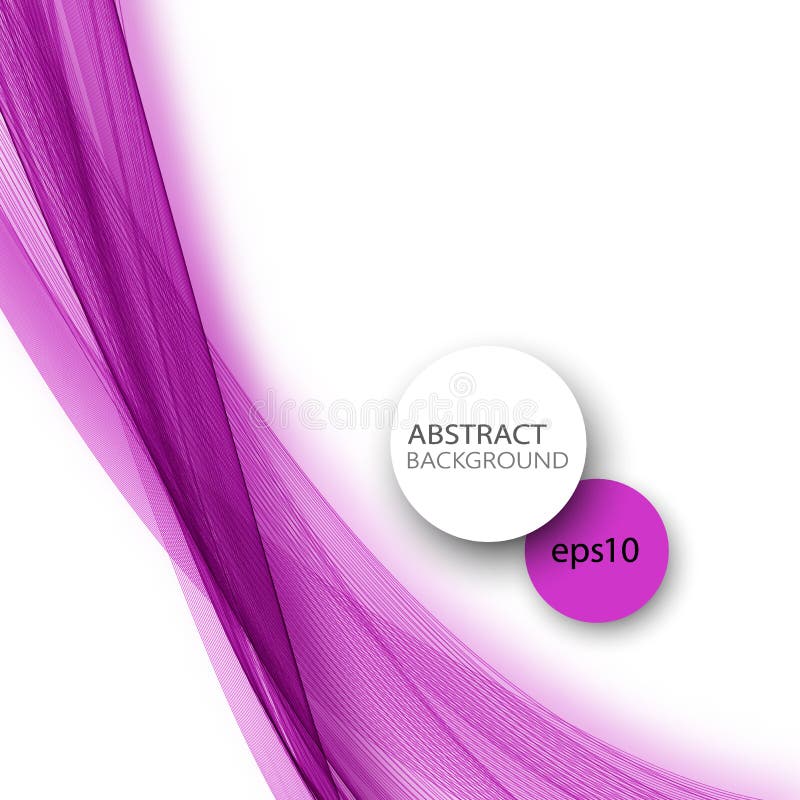 Abstract Color Wave Design Element. Purple Wave Stock Vector ...