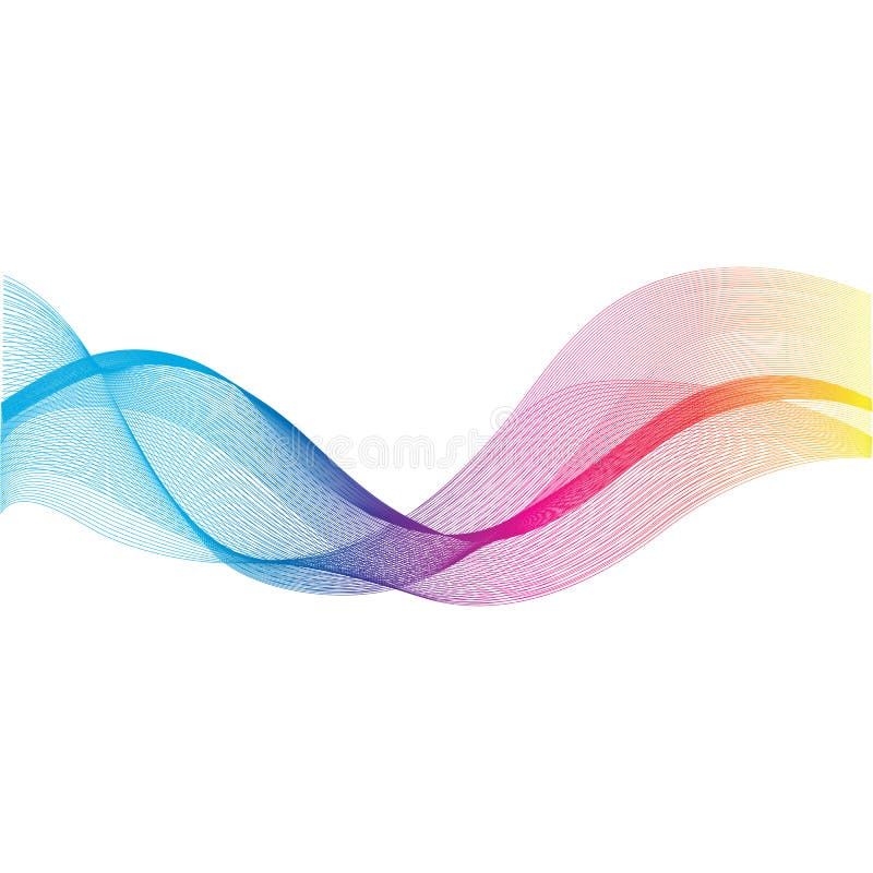 Abstract Color Wave Flow Design Stock Vector Illustration Of Graphic