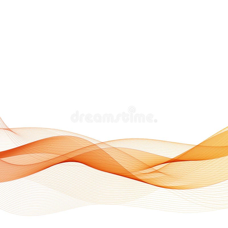 Abstract Color Wave. Isolated on White Background. Eps 10 Stock ...