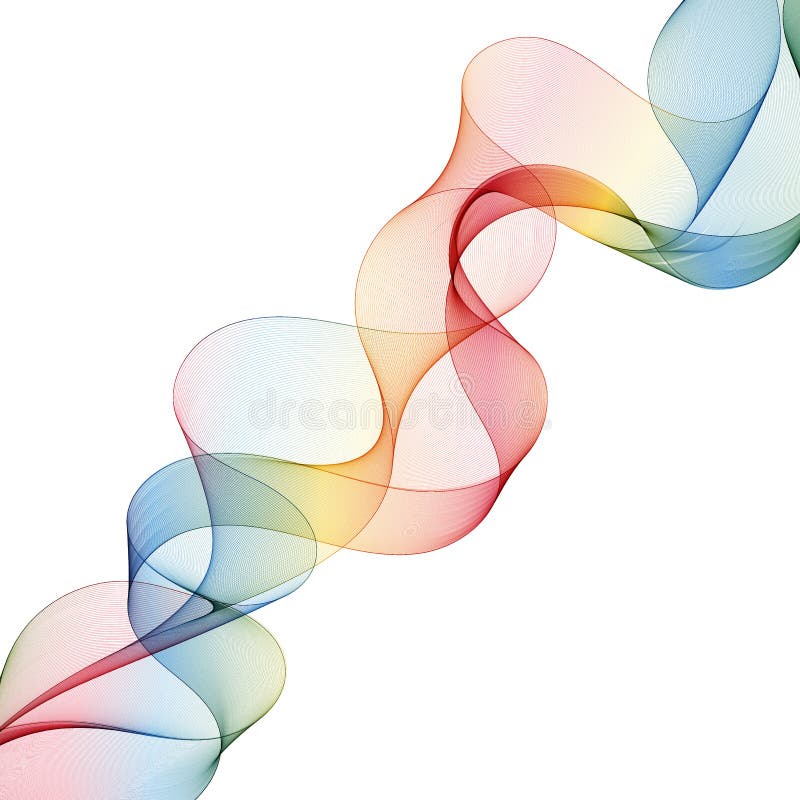 Abstract Color Wave. Vector Graphics. Eps 10 Stock Vector ...