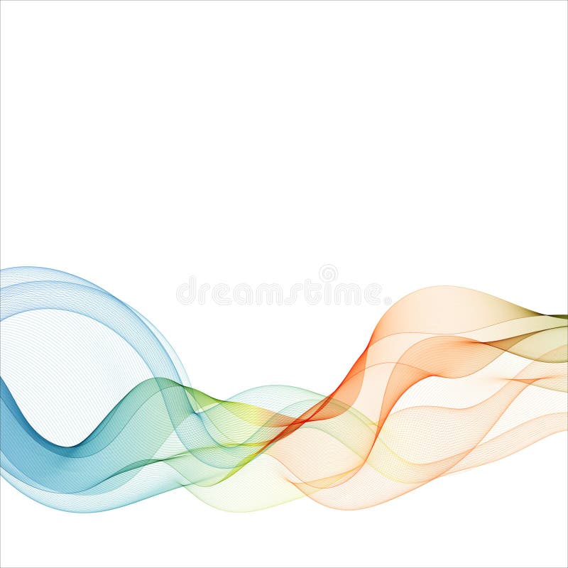 Abstract Color Wave. Vector Graphics. Eps 10 Stock Illustration ...