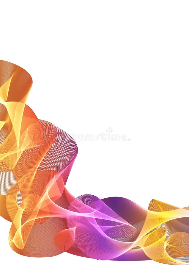 Abstract color waves stock illustration. Illustration of bright - 78620868