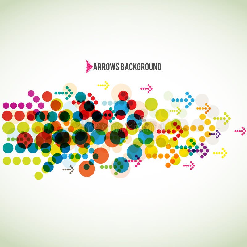 Abstract Colorful Arrows Background Stock Vector - Illustration of ...
