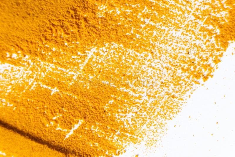 Abstract Colored Background of Spilled Turmeric, Ground Turmeric Root ...