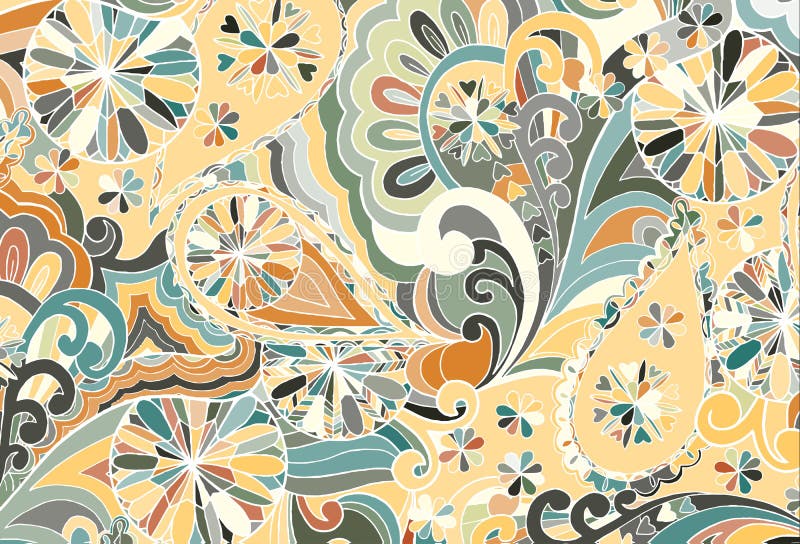 Abstract Colored Background from a Variety of Patterns Stock Vector ...