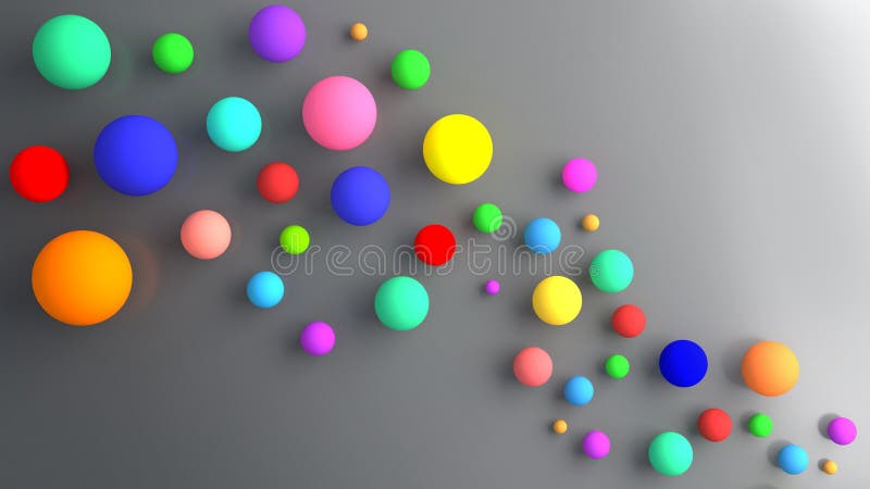Abstract colored balls stock image. Image of multicolor - 100527621