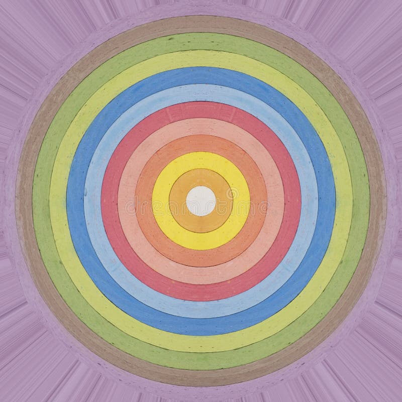 Abstract Colored Circle Lines Stock Illustration - Illustration of ...