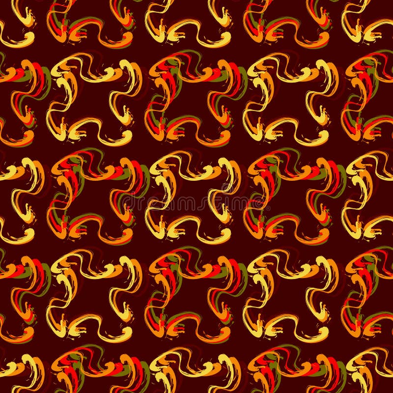 Abstract colored curlicues stock vector. Illustration of background ...