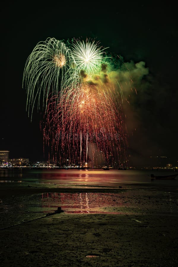 Abstract Colored Firework Background Light Up the Sky with Dazzling ...