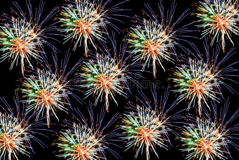 Abstract Colored Fireworks Picture. Image: 3004607