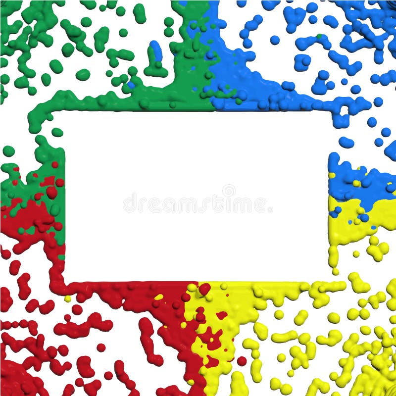 Abstract colored frame stock vector. Illustration of retro - 71271134