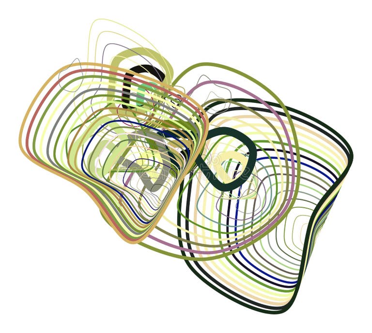 Abstract Colored Geometric Path Lines Pattern. Details, Design, Canvas ...