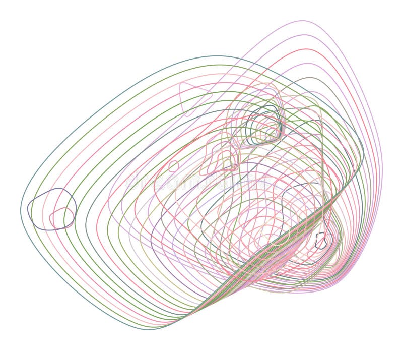 Abstract Colored Geometric Path Lines Pattern. Style, Art, Design ...