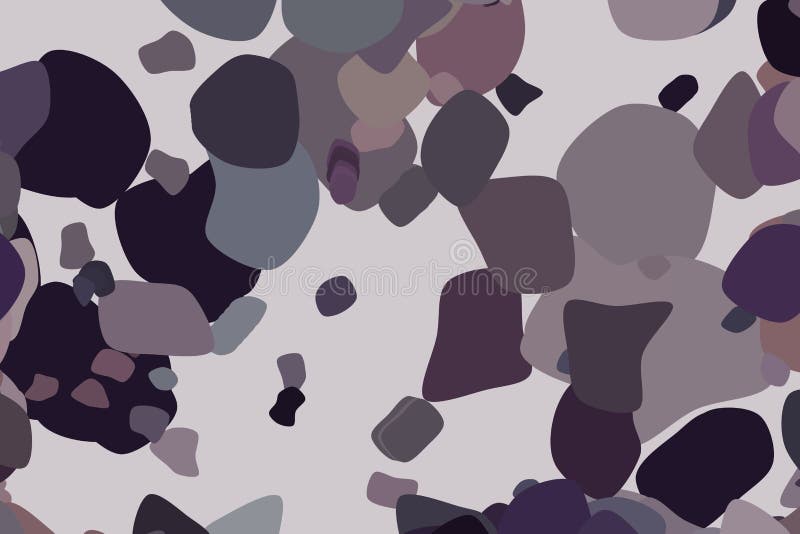 Abstract Colored Geometric Random Rounded Shapes Pattern. Vector ...