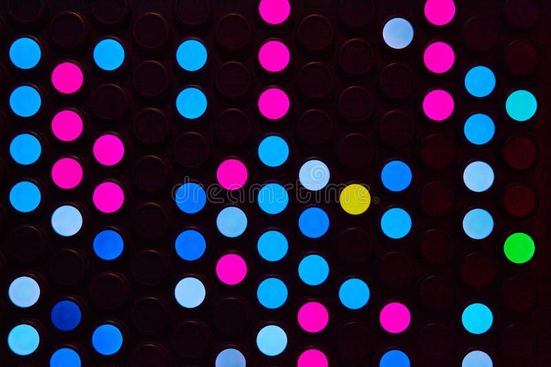 Abstract Colored LED Lights on Wall Stock Photo - Image of shapes ...