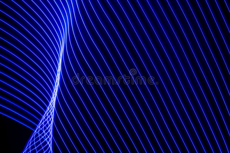 Abstract Colored Lines. Art Made with Light Stock Photo - Image of neon ...