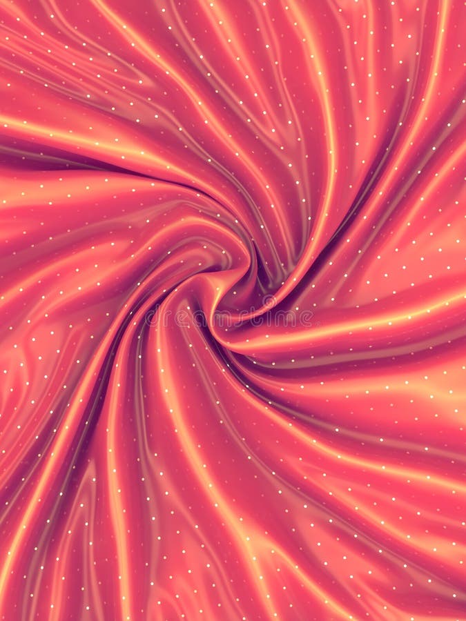 Abstract Colored Luxury Cloth Design with Polka Dot Pattern. 3d ...