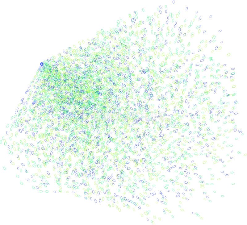 Abstract Colored Motion Particle Or Random Shape Pattern Backdrop