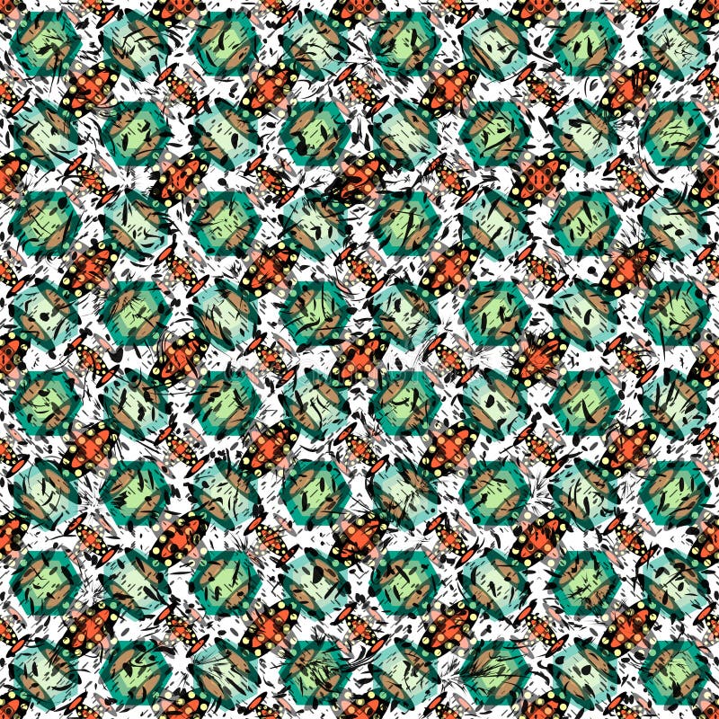 Abstract Colored Objects Vector Wallpaper Stock Vector - Illustration ...