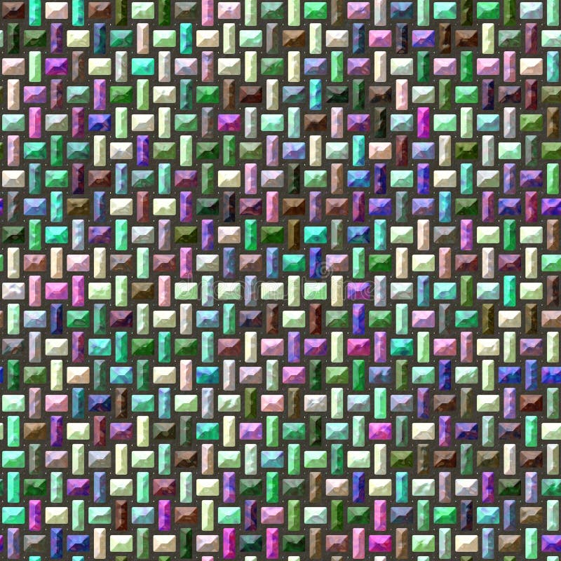 Abstract Colored Oval Tiles Background Stock Illustration ...