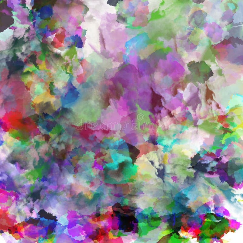Abstract Colored Paper. Colored Paint Stains White Background. Stock ...
