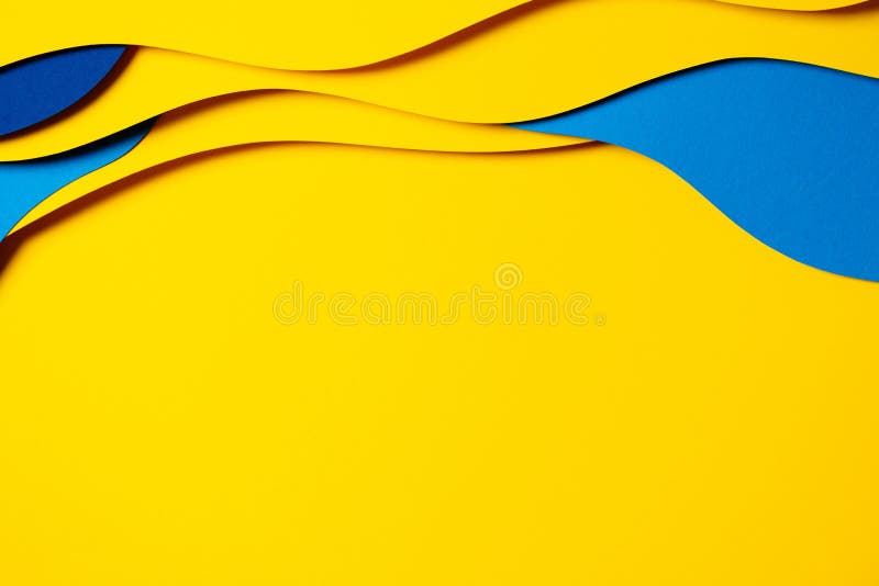 Abstract Colored Paper Texture Background. Minimal Paper Cut ...