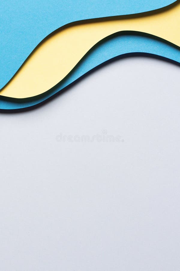 Abstract Colored Paper Texture Background. Minimal Paper Cut ...
