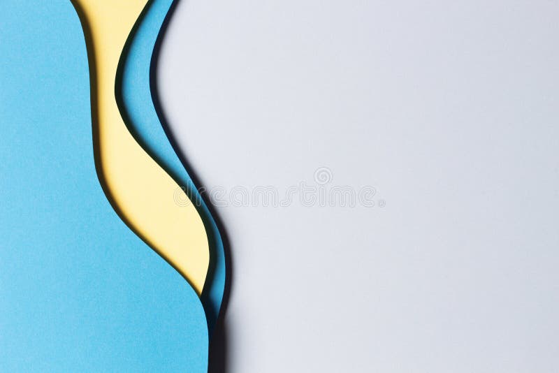 Abstract Colored Paper Texture Background. Minimal Paper Cut ...