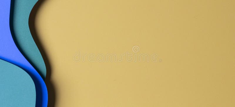 Abstract Colored Paper Texture Background. Minimal Paper Cut Style ...