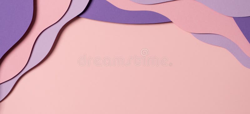 Abstract Colored Paper Texture Background. Minimal Paper Cut ...