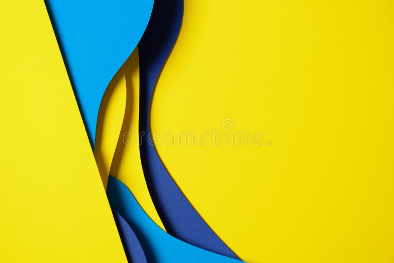 Abstract Colored Paper Texture Background. Minimal Paper Cut ...