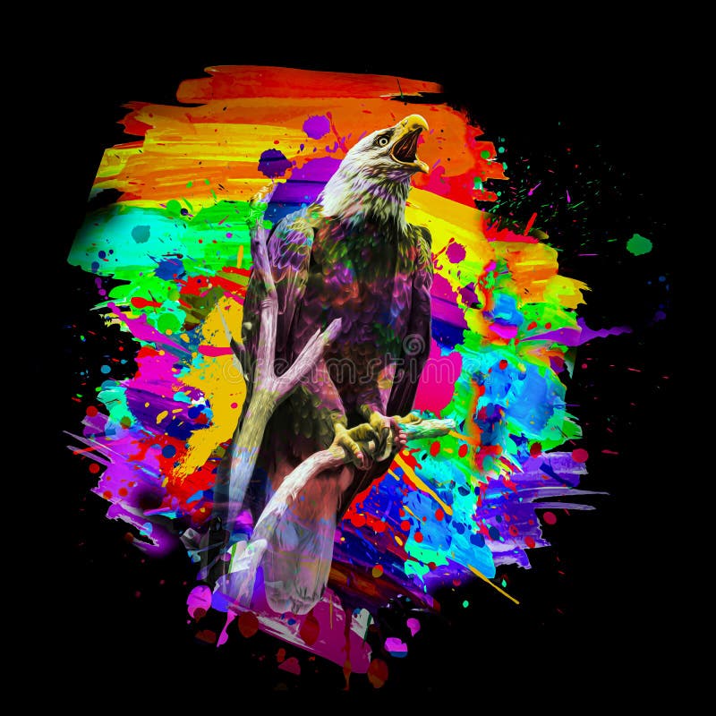 Paint Splatters Parrot White Stock Illustrations – 4 Paint Splatters ...