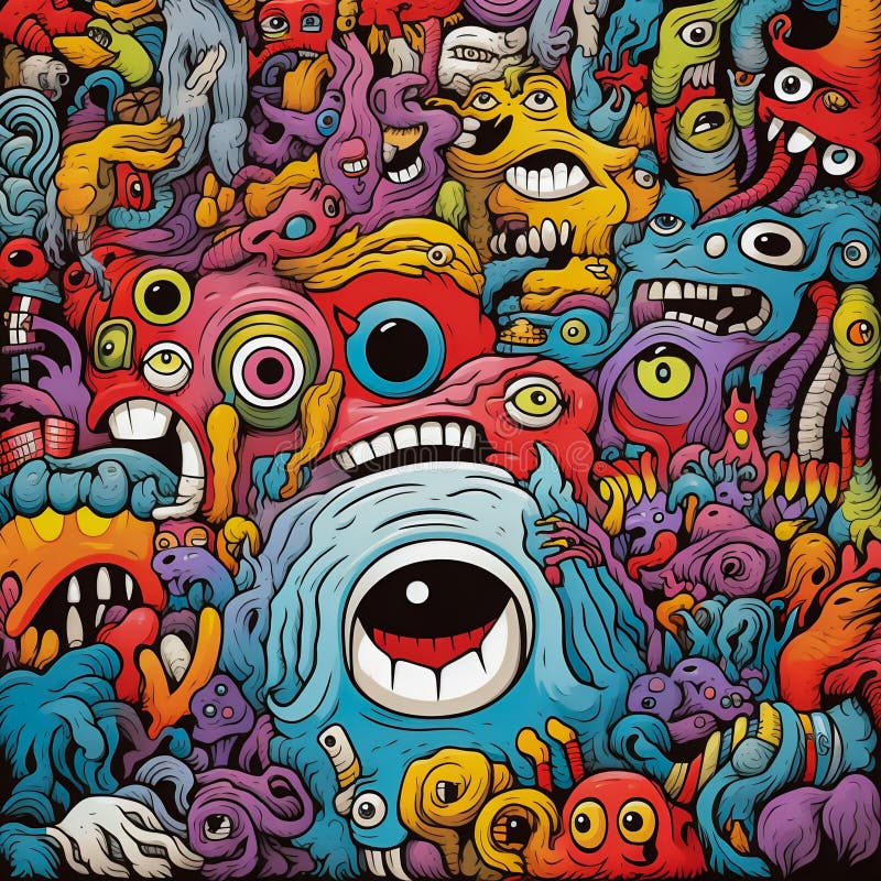 Monster Generative Ai Stock Illustrations 29 655 Monster Generative