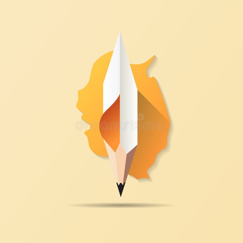 Abstract Colored Pencil. Mixed Drawing Styles. Modern Creative Template ...