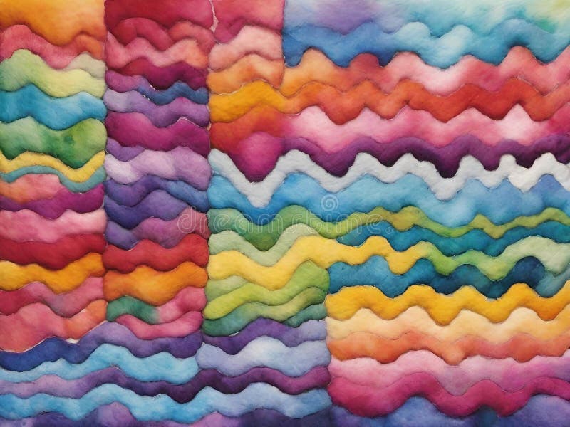 Abstract Colored Rainbow Background. Texture of Different Shapes Stock ...