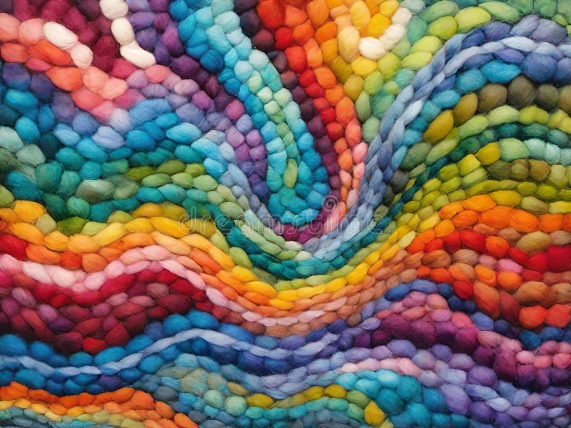 Abstract Colored Rainbow Background. Texture of Different Shapes Stock ...