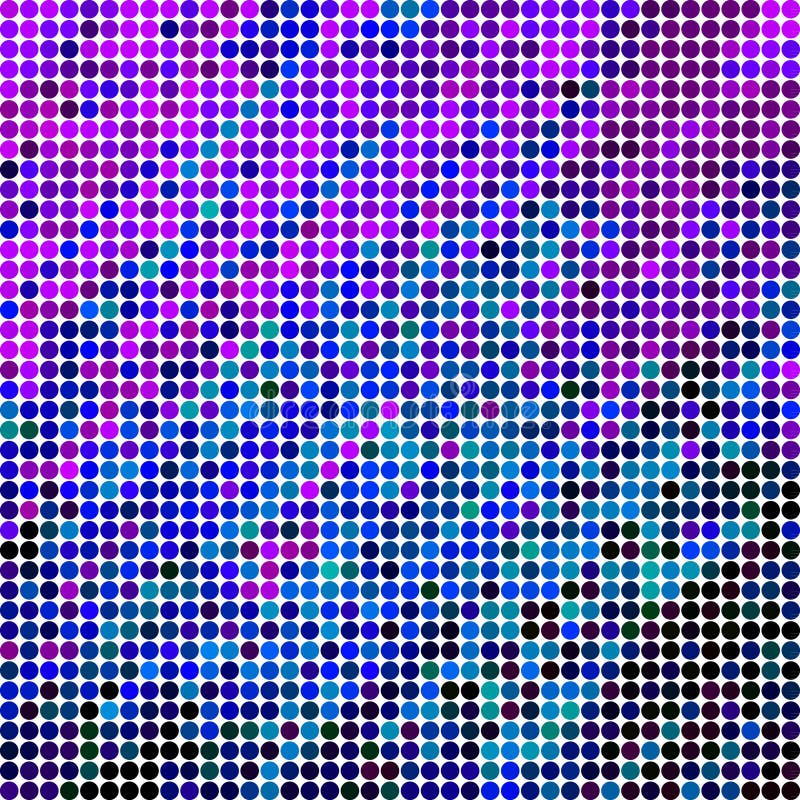 Vector Colored Round Dots Background Stock Illustration - Illustration ...