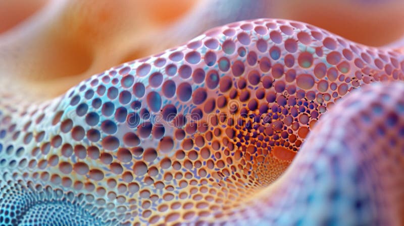 Abstract Colored Scientific Structure Stock Illustration - Illustration ...