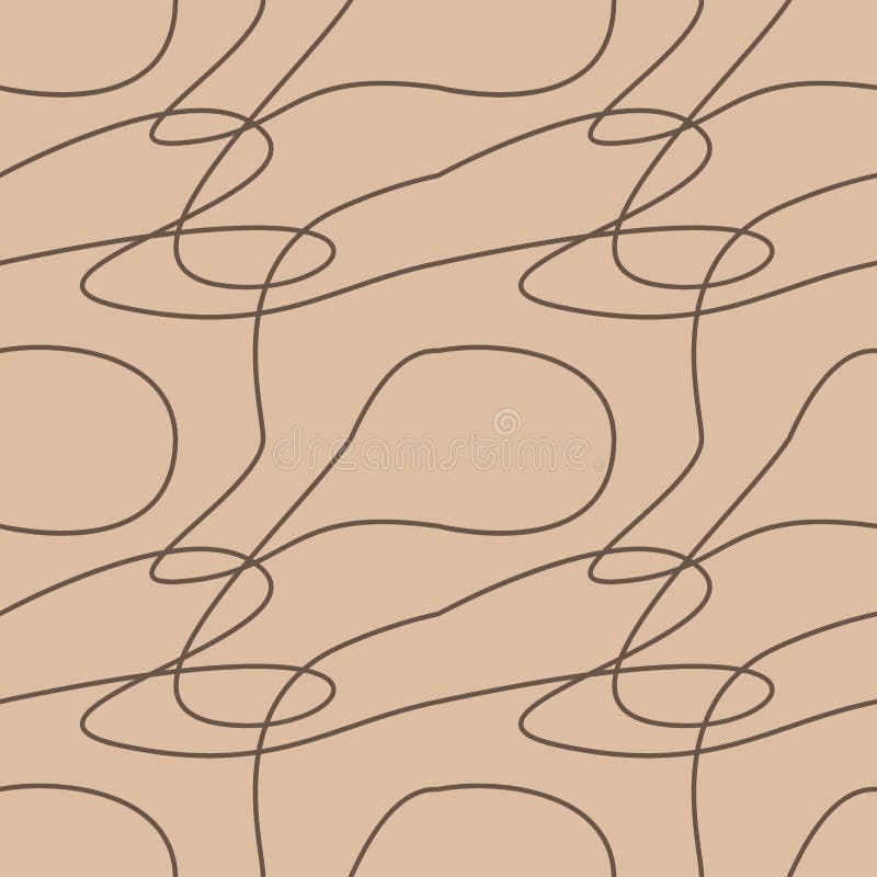 Abstract Colored Seamless Pattern. Brown and Beige Textile Print Stock ...