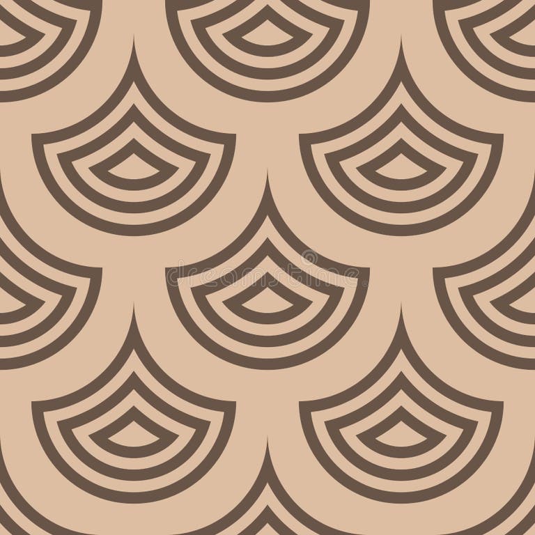 Abstract Colored Seamless Pattern. Brown and Beige Textile Print Stock ...