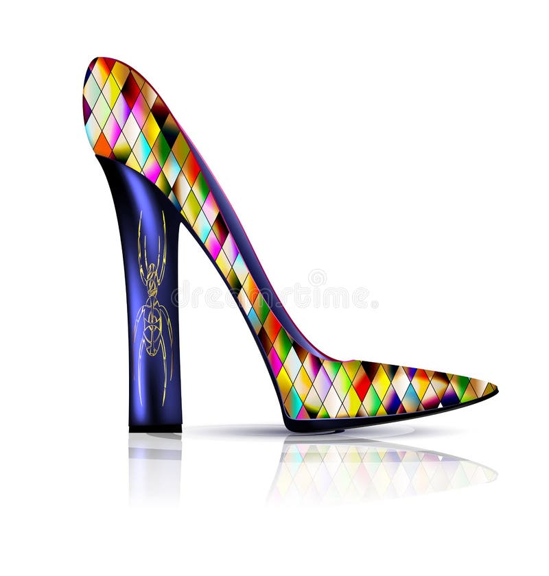 Ladys Shoe Stock Illustrations – 162 Ladys Shoe Stock Illustrations ...
