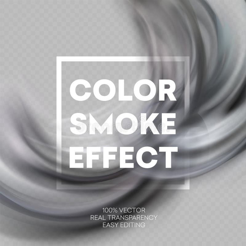 Abstract Colored Smoke Effect Background Design. Vector Illustration ...