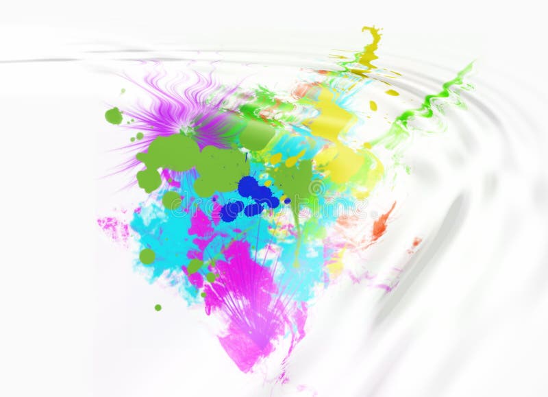 Abstract Colored Splotches Stock Image - Image: 7736341