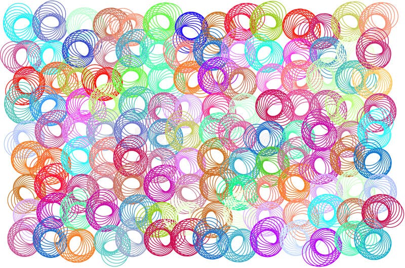 Abstract Colored Springs Shape Pattern. Repeat, Vector, Web & Backdrop ...