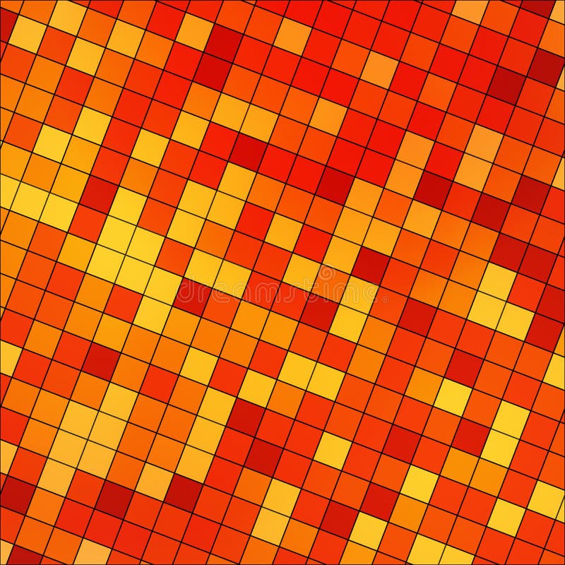 Abstract Colored Square Pixel Mosaic Stock Vector - Illustration of ...