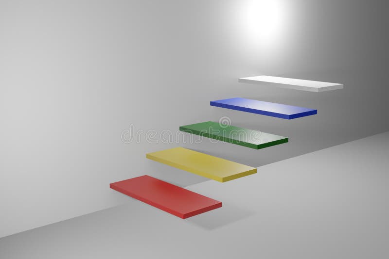 3d Block Stair Vector Stock Illustrations – 99 3d Block Stair Vector ...